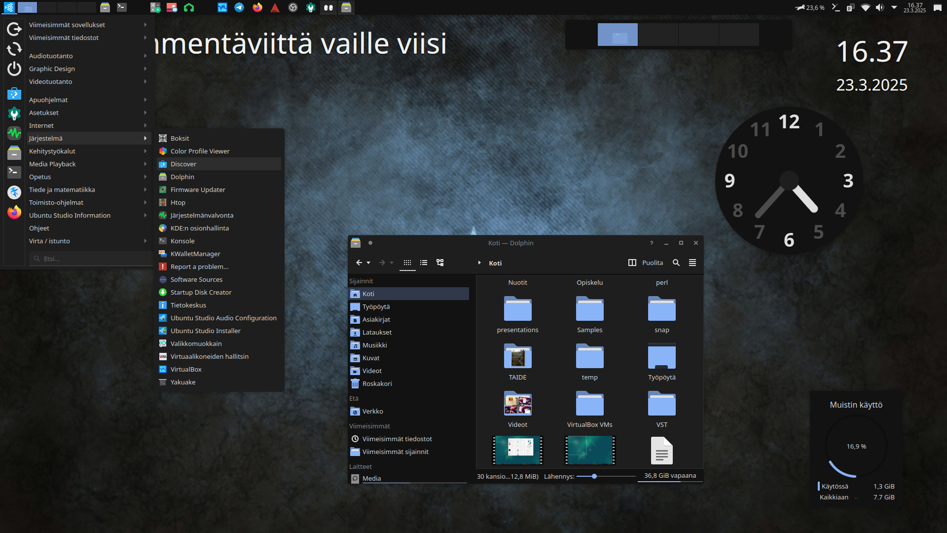 KDE, Xfce, Gnome, Cinnamon – Linuxin työpöytäympäristöt lyhyessä ...